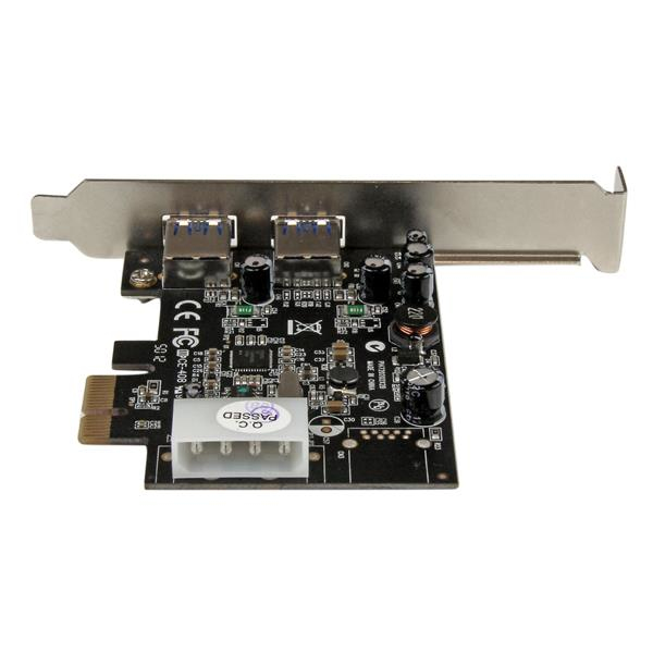 StarTech.com TARJETA PCI EXPRESS 2 PUERTOS CON USB 3.0 FUENTE MOLEX UASP